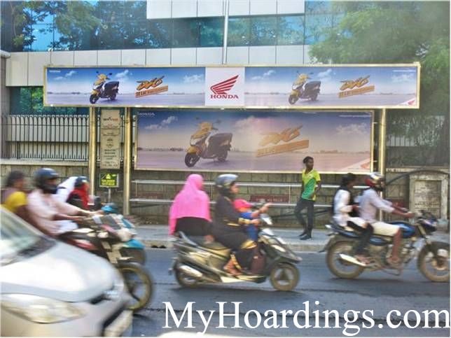 Shastri Bhavan Bus Shelter Branding Chennai, TN