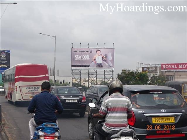 Billboard advertising in Masab Tank Flyover Telangana