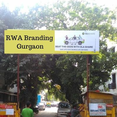 RWA Branding at Rail Vihar Apartment Society Gate in Gurgaon