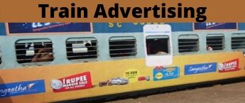 Advertising on Trains Vinyl Wrap on Pune Amravati Express