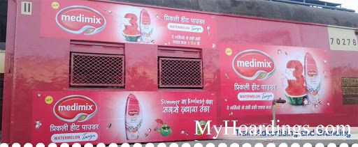 Train Advertisement Vinyl Wrap on Deccan express Train
