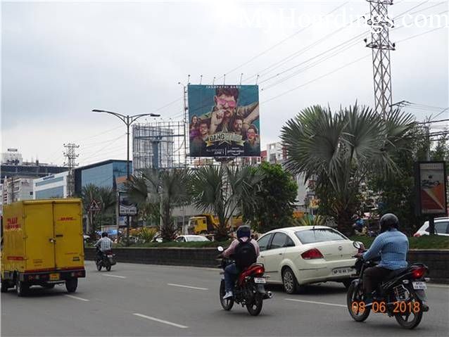 Unipole Advertising Agency on Gachibowli Flyover Hyderabad