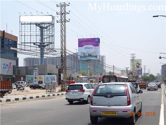 Gachibowli Flyover Unipole Advertising in Telangana