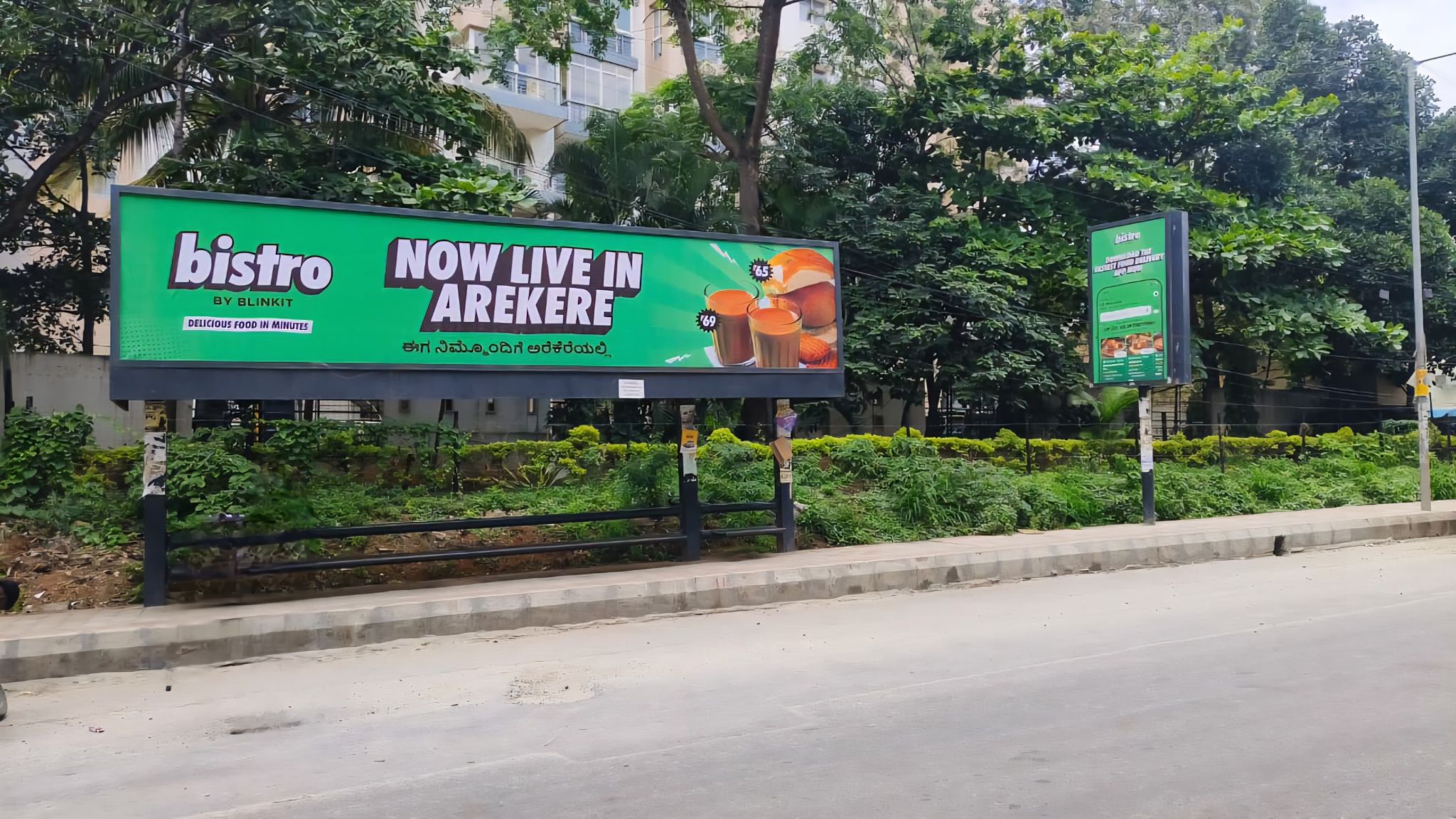 Bistro by Blinkit Launches High-Visibility Outdoor Campaign in Bangalore
